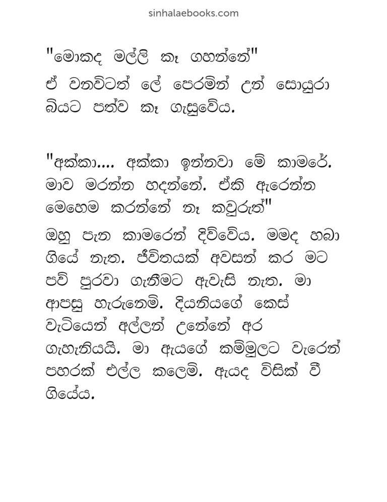 Sura Lowen A Amma – V.G. Sepalika | Sinhala Novels