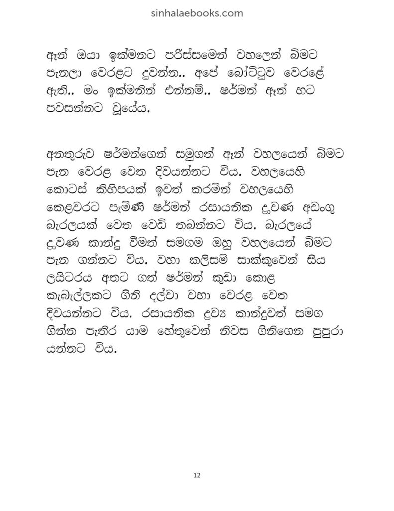 Vikurthi Meeyange Diwayina – Dinuka Hirushan | Sinhala Novels