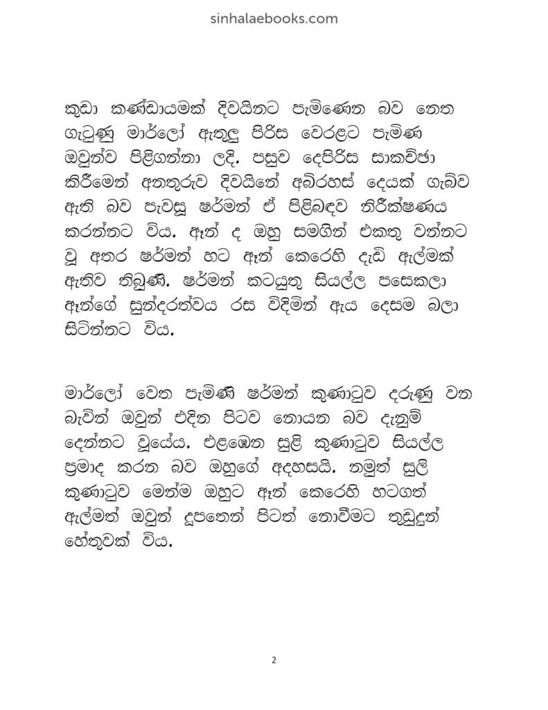 Vikurthi Meeyange Diwayina – Dinuka Hirushan | Sinhala Novels